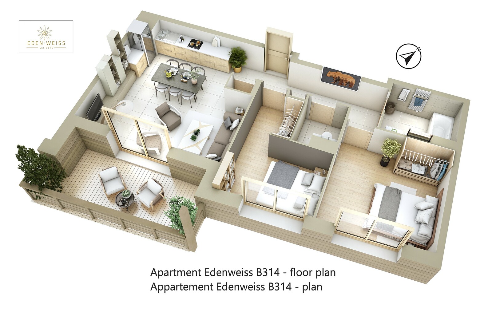 Apartment for Sale - Edenweiss B314, Les Gets, France